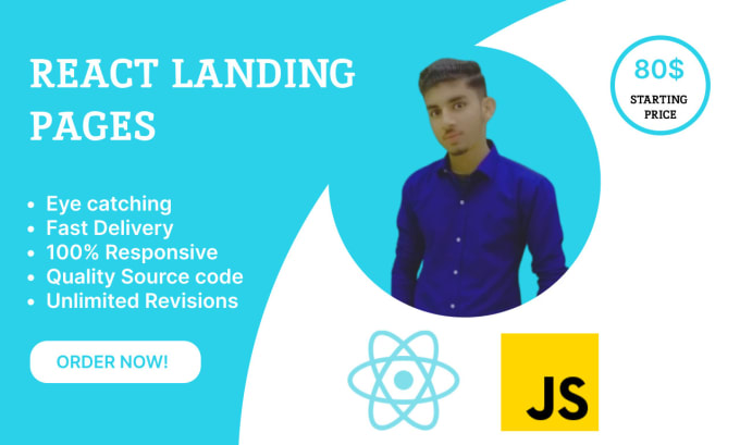 Create Modern And Responsive Landing Page Using Reactjs By Sufyanismail