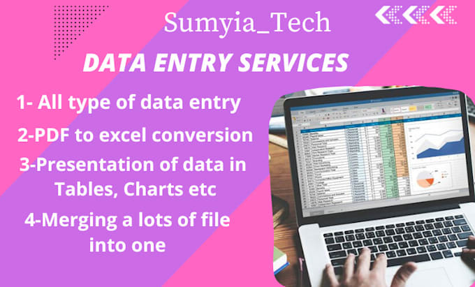 Do Data Entry Ms Word Ms Excel Pdf To Excel Data Entry By Sumyia Tech