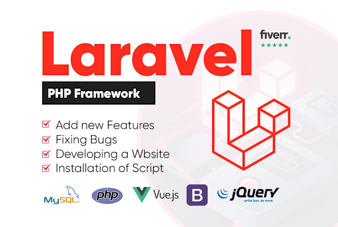 Be Your Php Laravel Developer With Vue Js Tailwind Css By Zee Web Dev