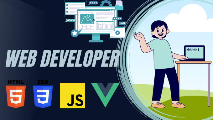 Design And Fix Web Pages In Html Css Javascript React Js Vue Js By