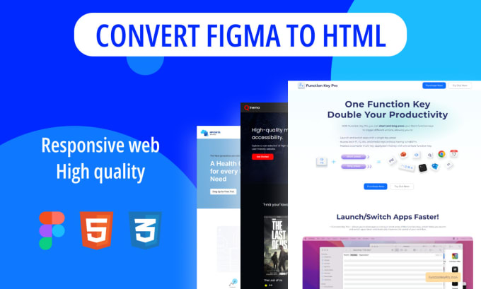 Convert Figma To Html Psd To Html Responsive By Iqbal Isn Fiverr