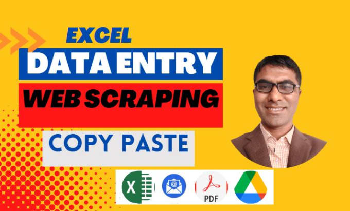 Do Data Entry Web Research Copy Paste Excel Data Entry Web Scraping