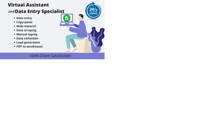 Do Email Excel Data Entry Scraping Virtual Assistant By