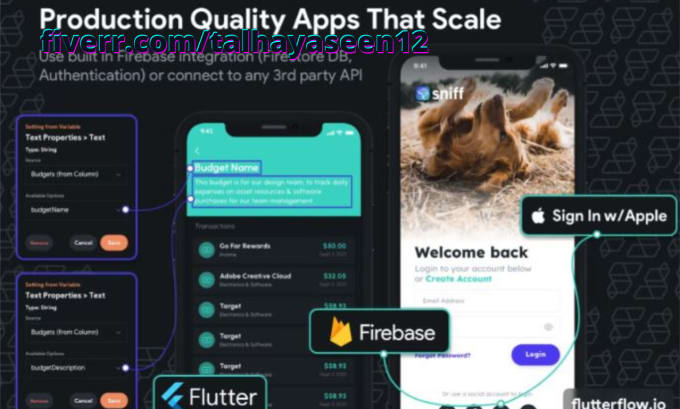 Be Flutterflow Developer For Flutter Flow And Flutter Apps By