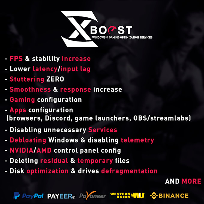 Do Windows And Gaming Optimization Services By Solxiz Fiverr