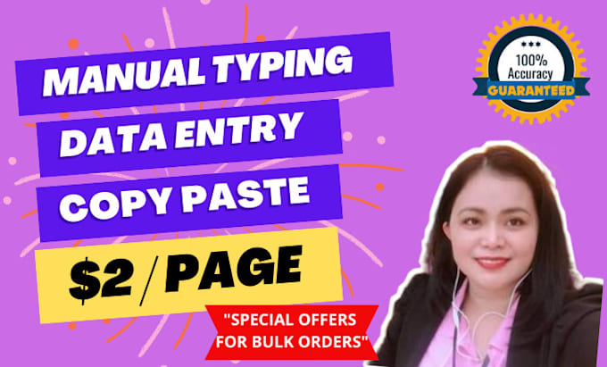 Do Fast And Accurate Manual Typing By Annaliegajeto Fiverr