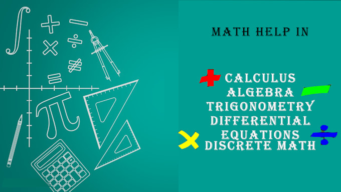 Tutor You Calculus Algebra Math Differential Equation Discrete