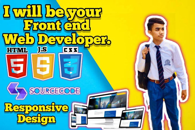 Be Your Front End Web Developer Html Css Js Bootstrap By