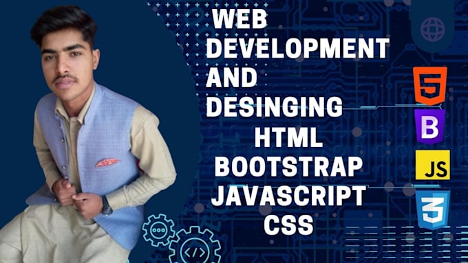 Be Your Front End Web Developer Using Html Css Bootstrap By Adnan Fiverr