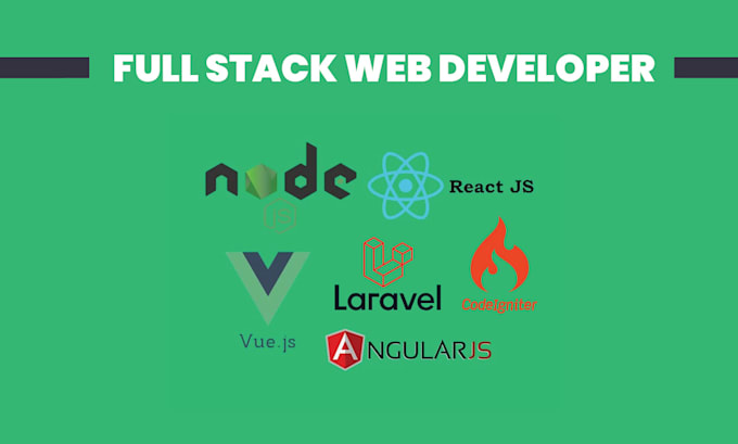 Develop A Web App Using React Js Angular Vue Js Node Js Laravel By