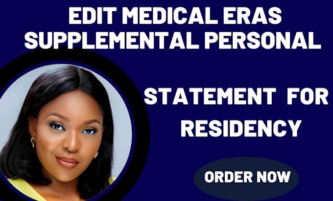 Revamp And Edit Your Residency Eras Cv Personal Statement Match By
