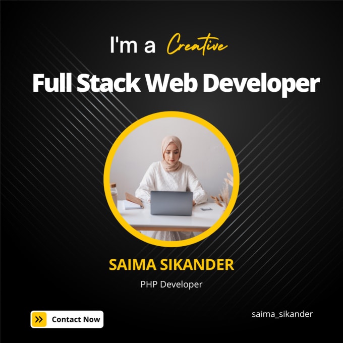 Make Your Custom Website As A Full Stack Php Web Developer By Saima