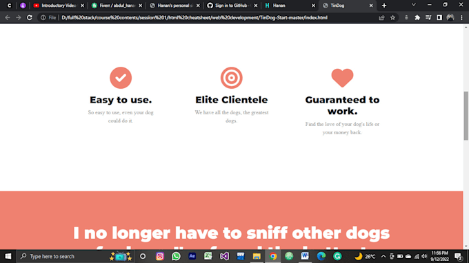 Do Html Css Bootstrap Web Programming Editing Psd To Html By