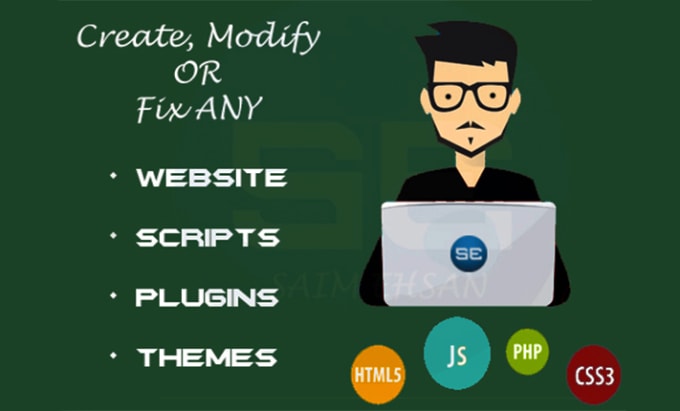 Create Fix Websites In Html Js Php Sql Mongodb By Saimehsan Fiverr