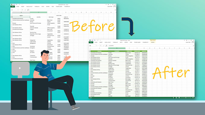 Do Excel Data Formatting Cleaning Editing And Removing Duplicates By