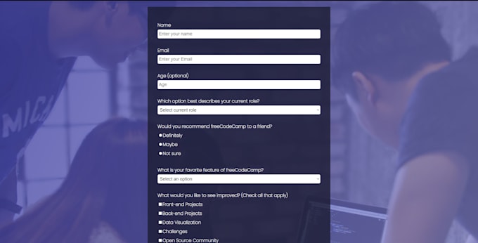 Make A Static Website With Html And Css By Ahmed Mimen Fiverr