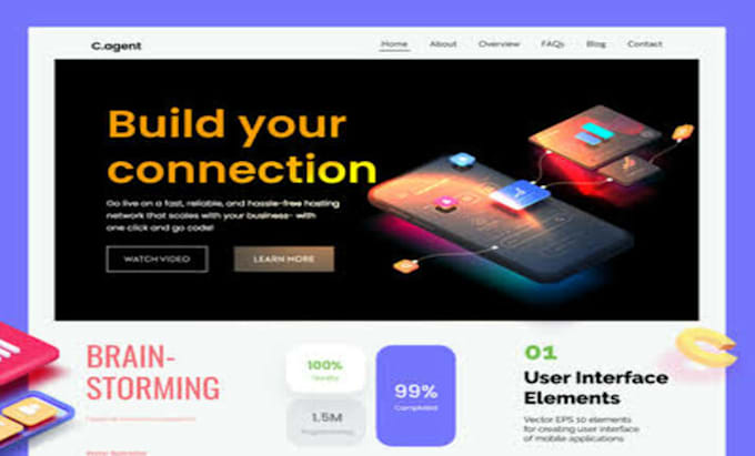 Design Html Css Bootstrap Responsive Frontend Websites By Aouiniamar