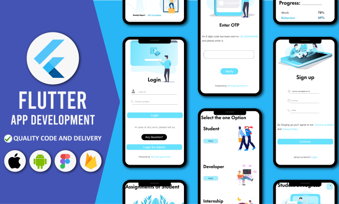 Develop Flutter App For Android And Ios Mobile Flutter App Developer