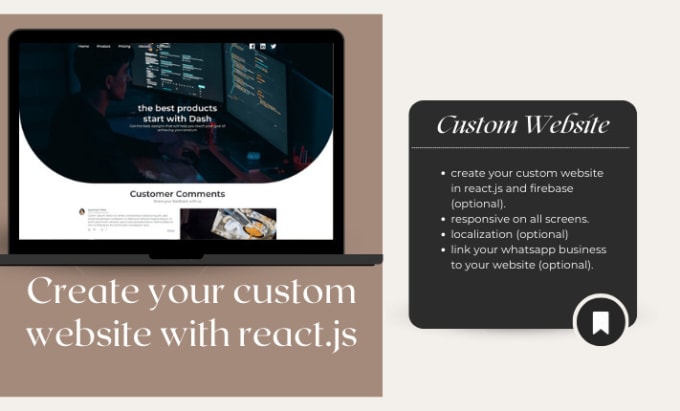 Build Custom Website Using React By Msflaifel Fiverr