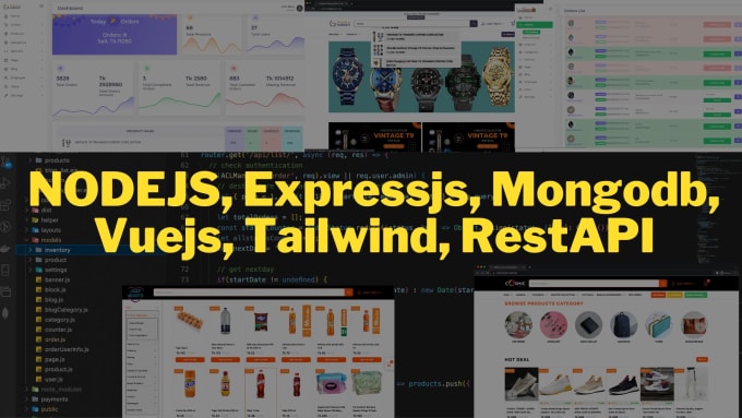Develop Web App By Nodejs Vuejs Express Mongodb Ejs By Invalidsohel