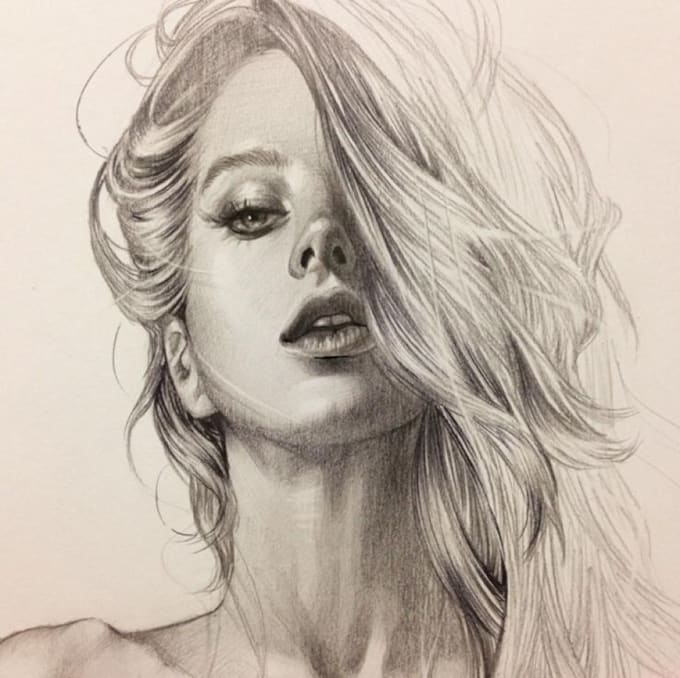 Make All Kinds Of Pencil Drawings By Elalenger Fiverr