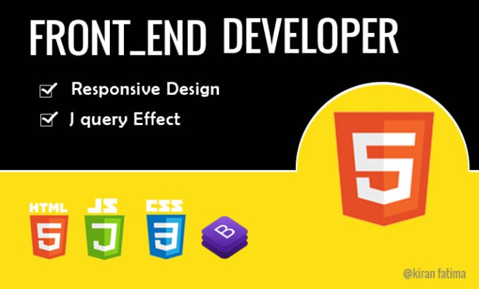 Do Frontend Creation Using Html Css And Javascript By Duagraphi Fiverr