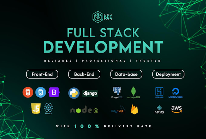 Be Your Full Stack Web Developer Using Reactjs Python And Nodejs By