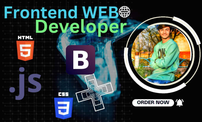Develop Responsive Frontend With Html Css And Javascript By M Talha
