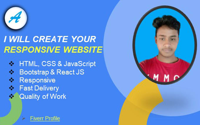 Code Custom Html Css And Javascript For Responsive Websites By Aminulislam Fiverr