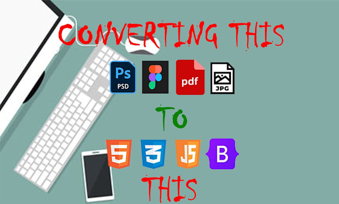 Be Your Frontend Developer Using Html Css Js And Bootstrap By Anaseditor Fiverr