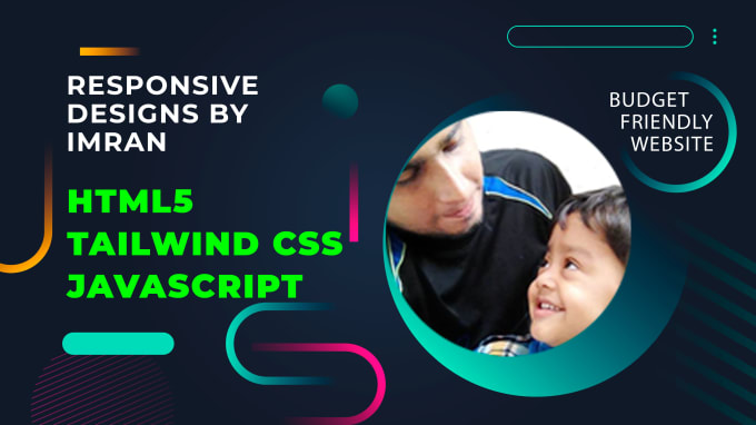 Develop Responsive Frontend Website In Html Tailwindcss Js By
