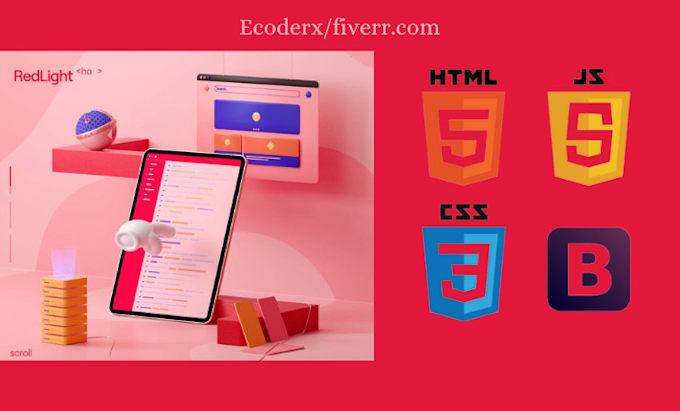 Create Amazing Website For You With Raw Coding Using Html Css Bootstrap
