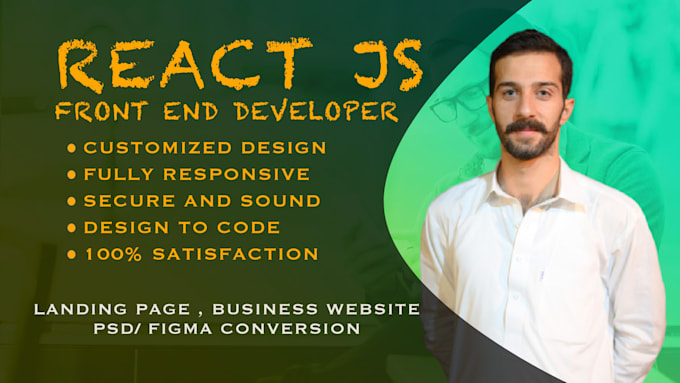 Be Your React Js Front End Web Developer Html Css Bootstrap By