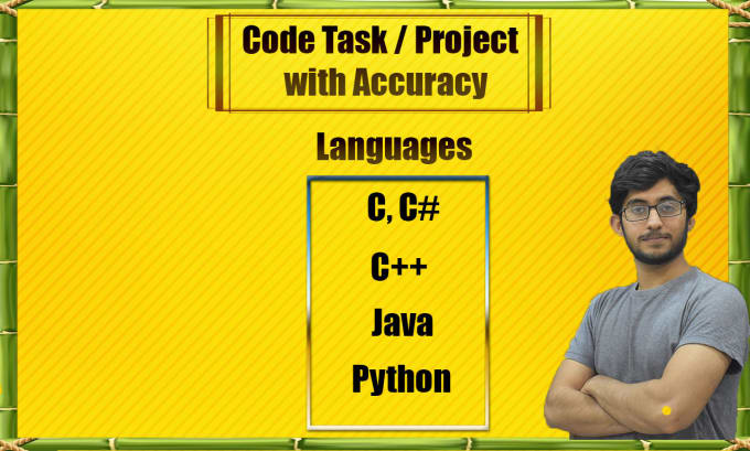 Do C Cpp C Sharp Java And Python Programming By Mustajabehsan Fiverr