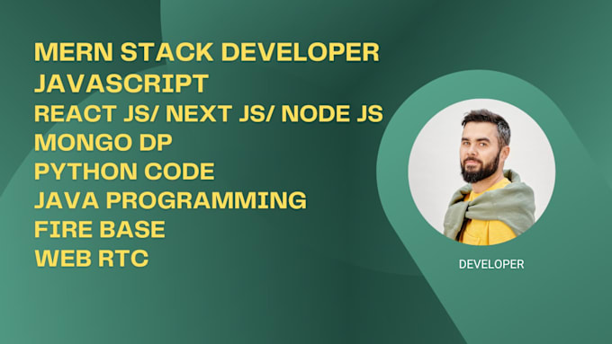 Be Node Js Next Js React Js Javascript Python Java And Mern Stack