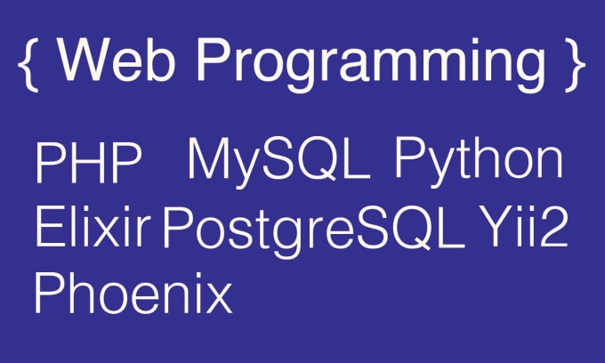 Do Web Fullstack Development Of Php Python Elixir By Kariyu700 Fiverr