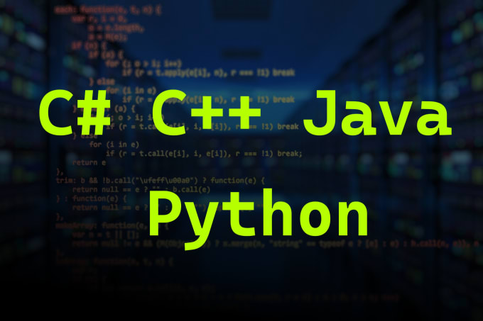 Code Your Csharp Cpp Python Java Projects For You By Ahk Fiverr