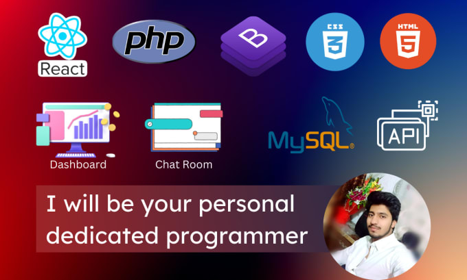 Be Your Programmer For Mern Stack Php Mysql Javascript Html Css