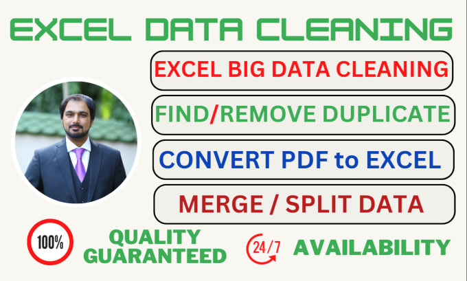 Do Excel Data Cleaning Remove Duplicates Split And Format Data By
