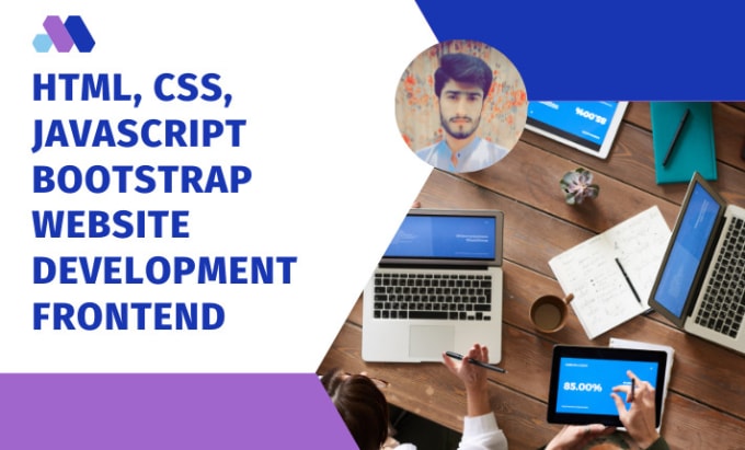 Do Html Css Javascript And Bootstrap Website Dev Frontend By Web Dev