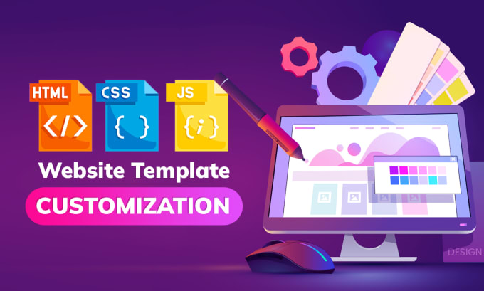 Customize Any Website Template In Html Css Js By Taverr Fiverr