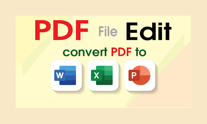 Convert Files From Pdf To Word Excel And Powerpoint By Mk Nfc12 Fiverr