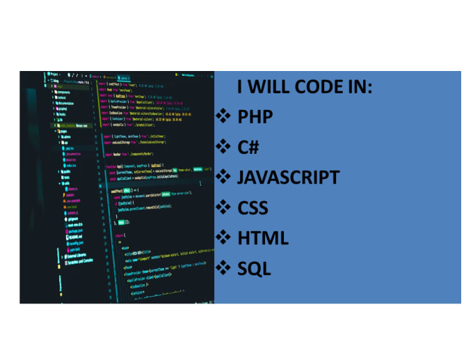 Code In Php Sql Css Html C Sharp Javascript Apis By Muthangya