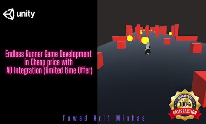 Make 2d 3d Endless Runner Game With Monetization Integration By