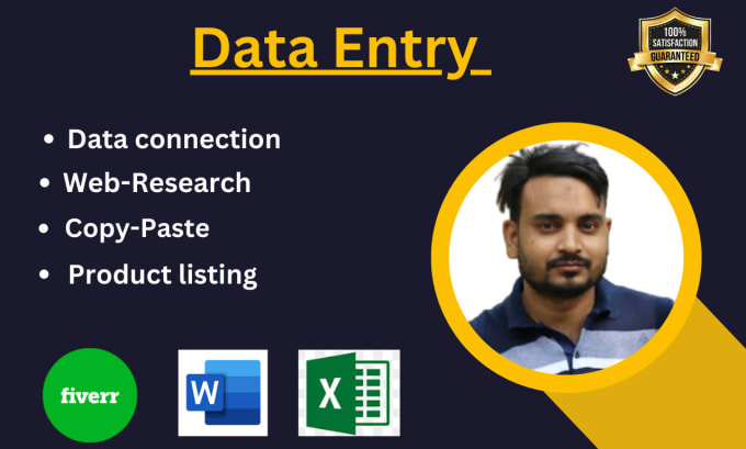 Data Entry Web Scraping Copy Paste And Excel Data Entry By Shamim178