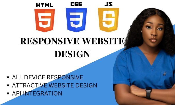 Develop Responsive Custom Html Css Javascript Website Design By Angela