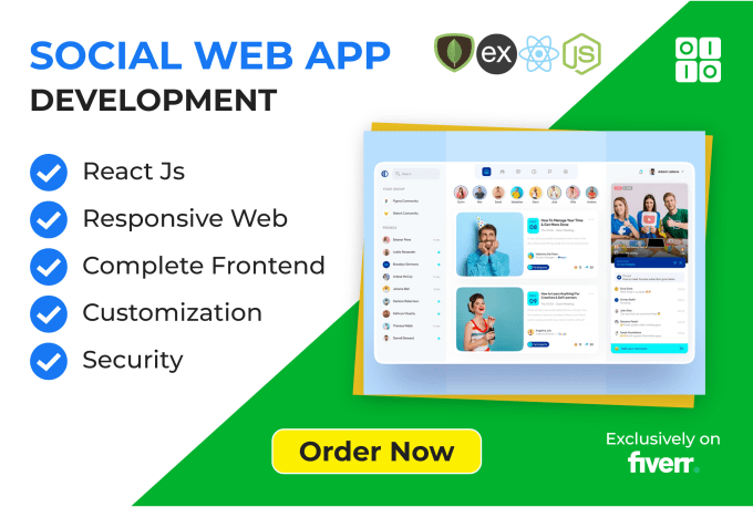 Develop Social Web App With React Js Front End Development By