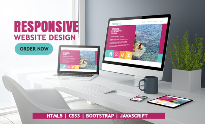 Create Responsive Website With Html Css And Bootstrap By Backend Dev04
