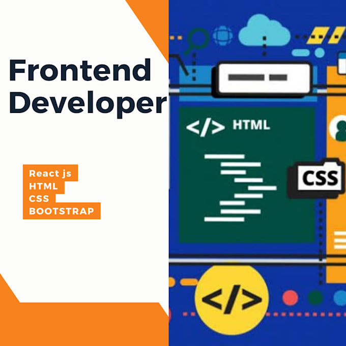Be Your Frontend Developer With Html Css Bootstrap React By