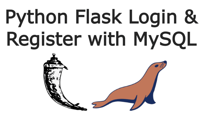 Make A Login Register With Mysql Database Using Python Flask By Rainoob